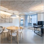 Sonvika Hexa - Plafond Acoustique Au Motif Cubes 3d - Kingspan ...